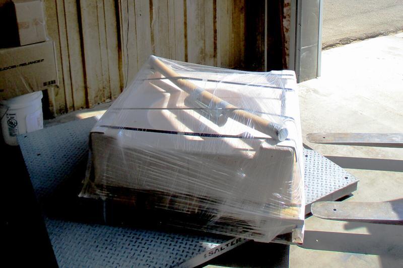 How ITC Packaged 1000lb Cast Bottom for Shipping